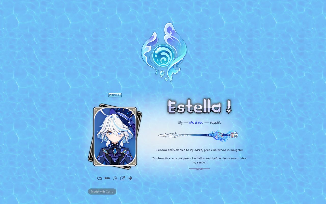 ≻₊˚﹒Estella